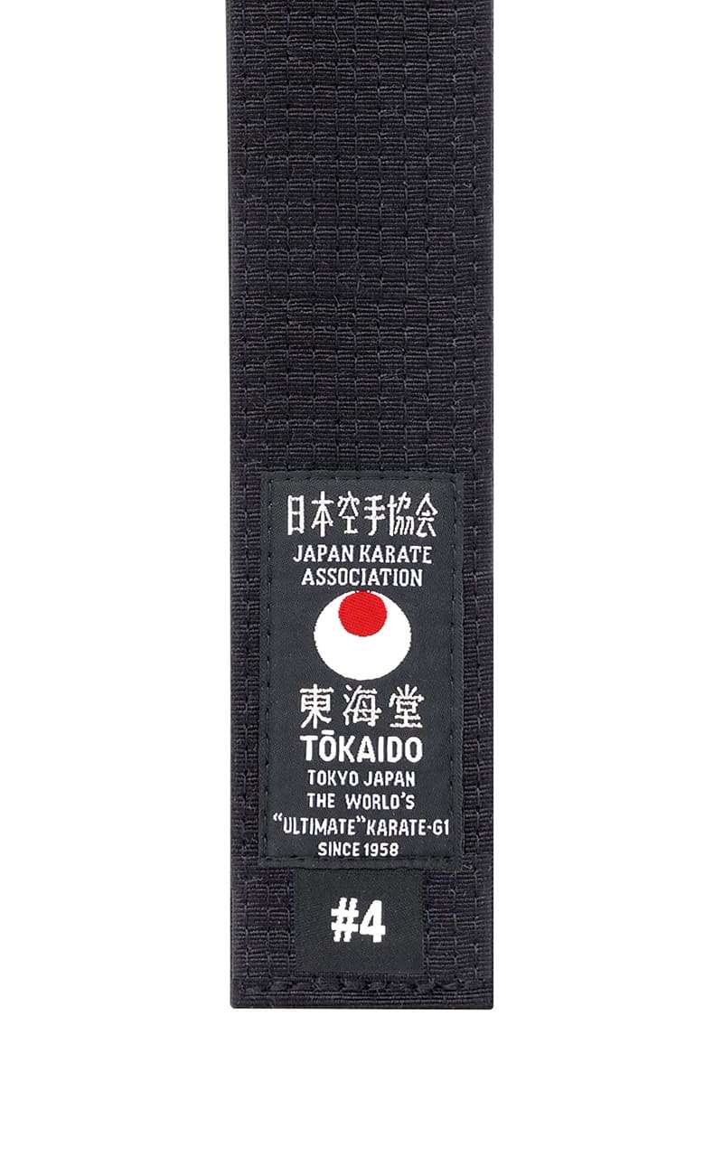 Karate Belt, TOKAIDO, cotton, black | Dan Belts | Belts / obi | en Tokaido